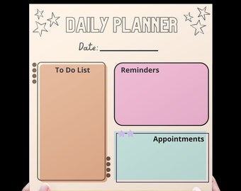 Colorful Weekly Planner/ to Do List - Etsy