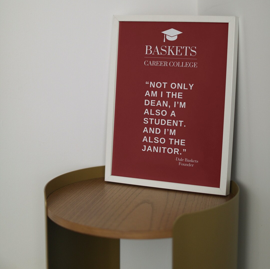 Baskets Career College Wall Art, Digital Art, Dale Baskets Quote ...