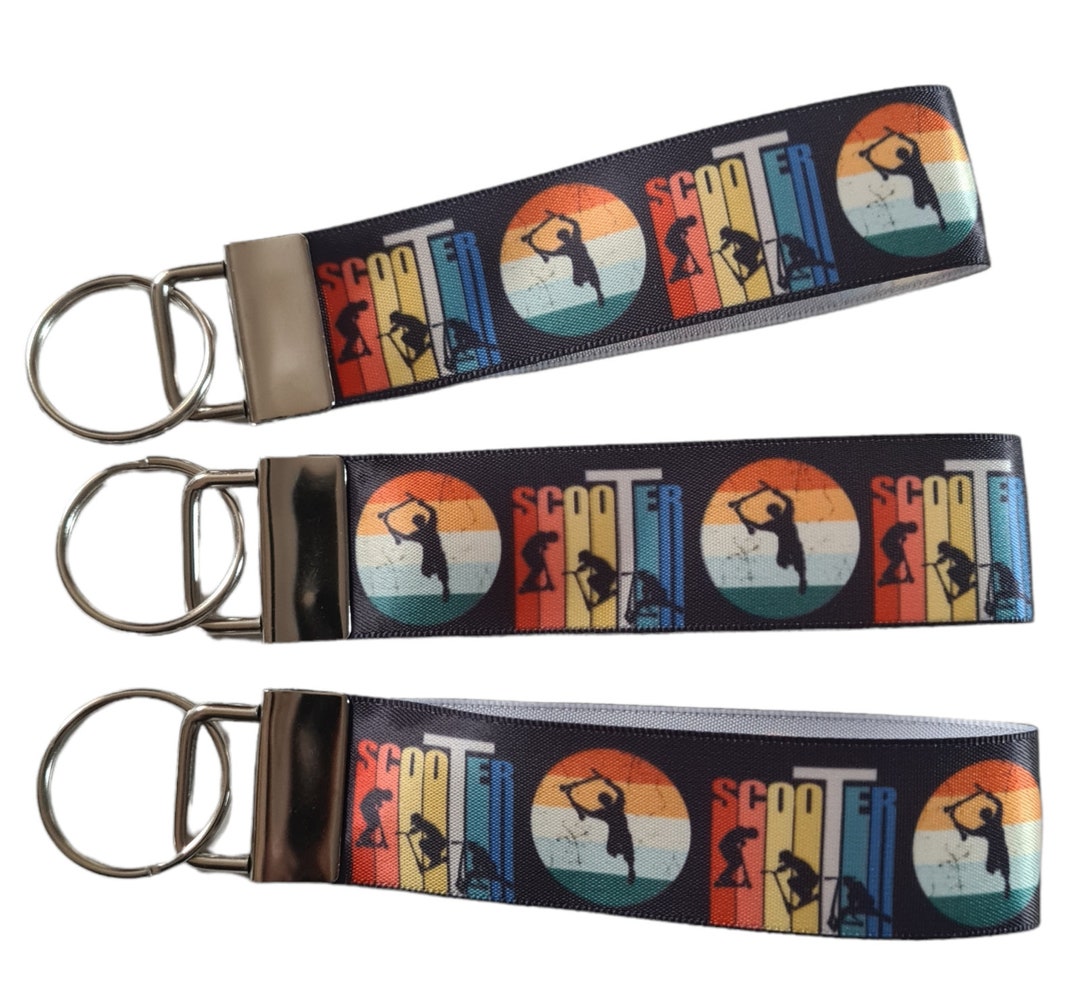 Scootering Scooter Freestyle Park Keyring Keychain Key Fob - Etsy