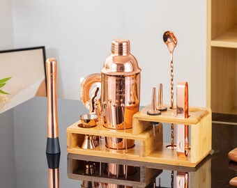 Stylish Mixology Bartender Kit Cocktail Shaker Barware Essentials ...