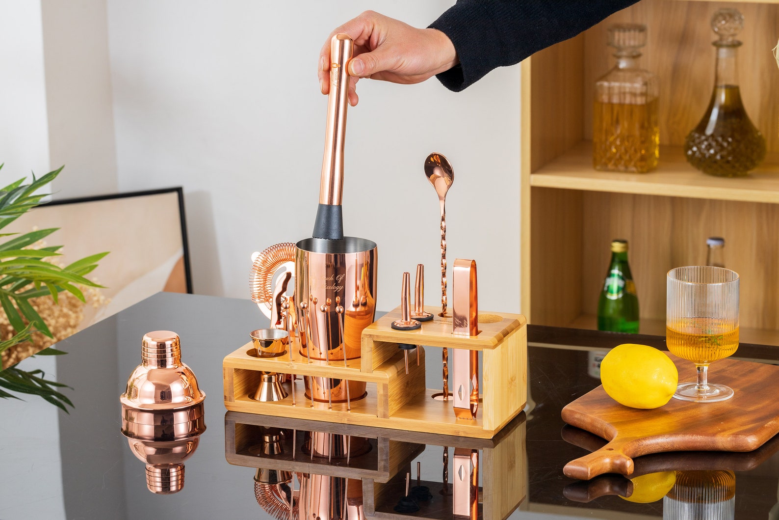 Stylish Mixology Bartender Kit | Cocktail Shaker | Barware Essentials ...