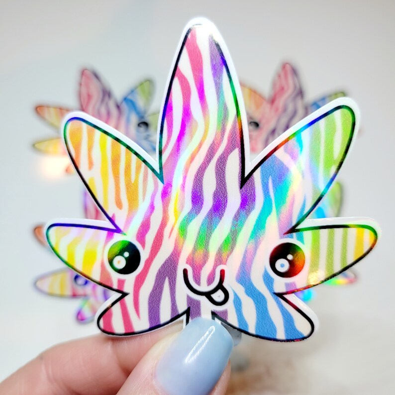 Leafy Friends Mystery Pack Holographic Sticker Pack, Liberal, Leftist ...