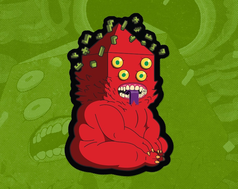 GOLB Sticker - Adventure Time - Fionna & Cake - Glob Grod Gob Grob - Etsy