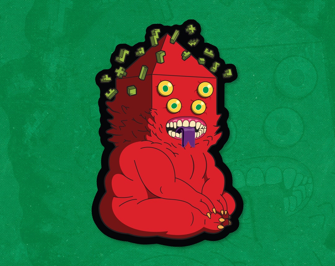 GOLB Adventure Time Golb Sticker Glob Grod Gob Grob Fionna & Cake - Etsy