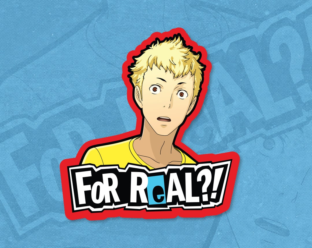 FOR REAL Persona 5 Vinyl Sticker Ryuji Sakamoto - Etsy