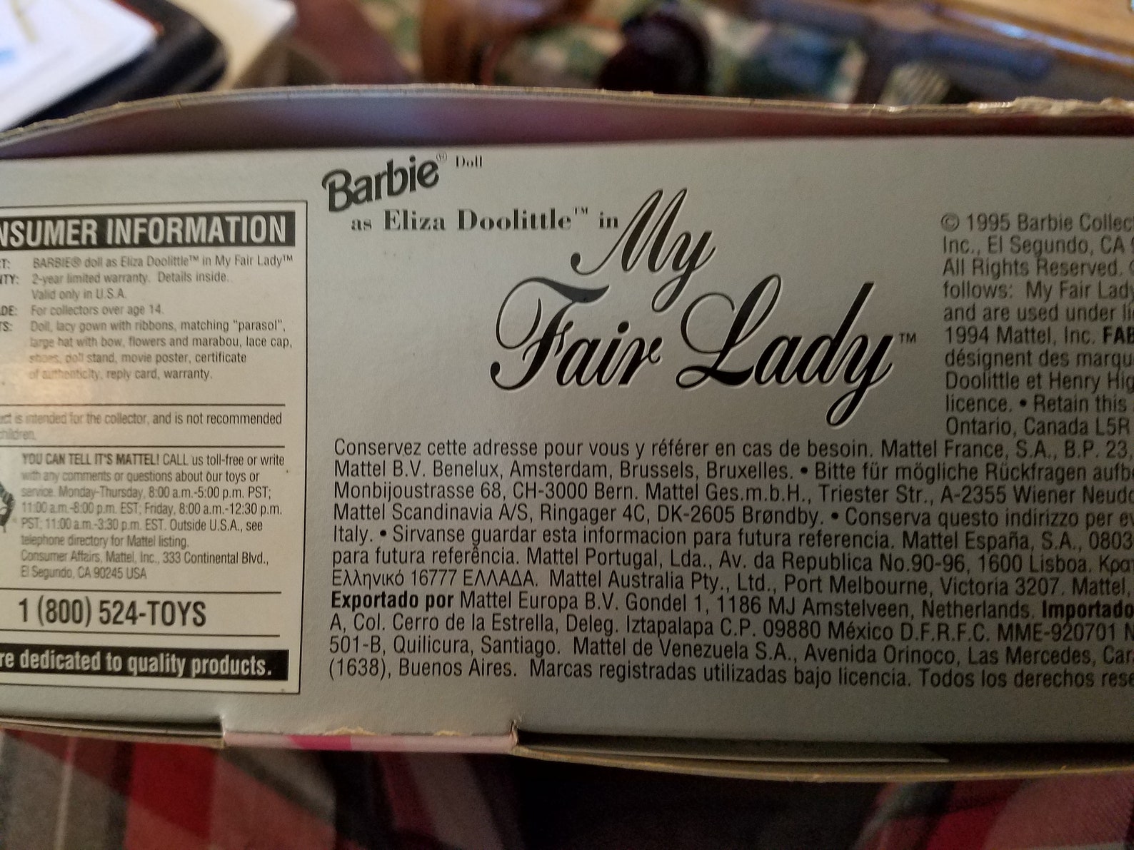 My Fair Lady Barbie as Elisa Doolittle Mint in Box - Etsy