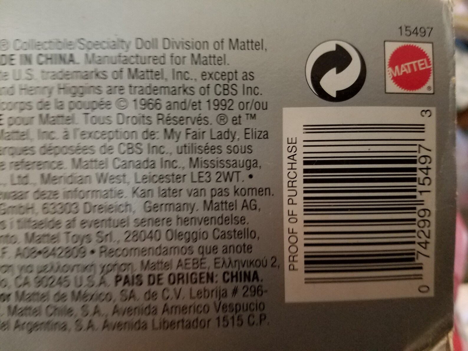 My Fair Lady Barbie as Elisa Doolittle Mint in Box - Etsy