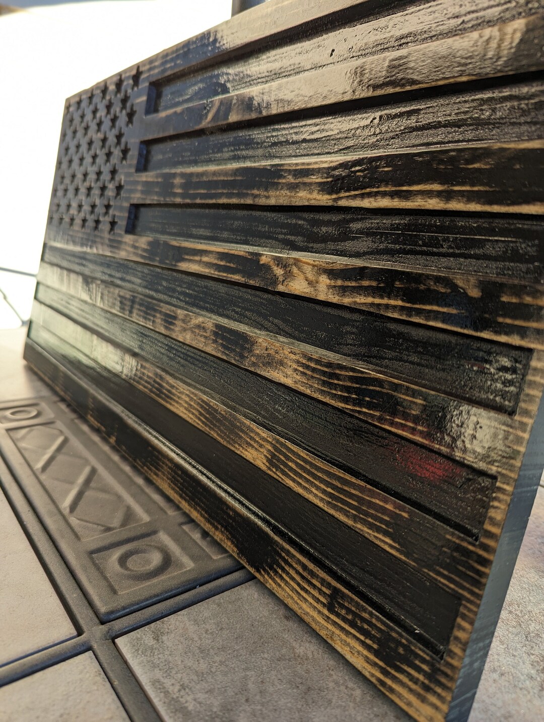 Handmade Wood Flag - Etsy