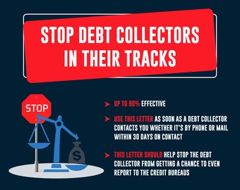 Debt Dispute Letter - Etsy