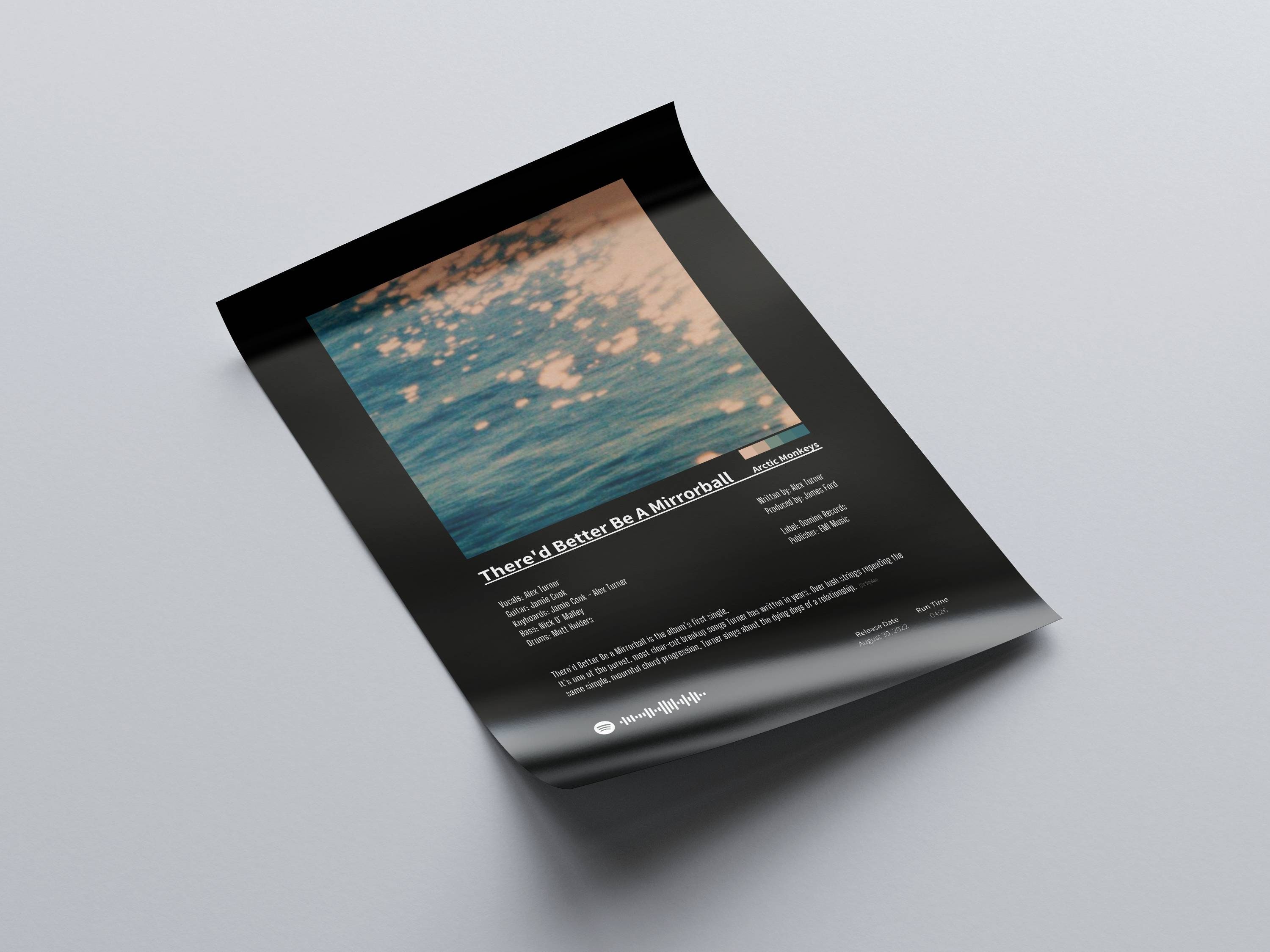 Arctic Monkeys Mirrorball Poster