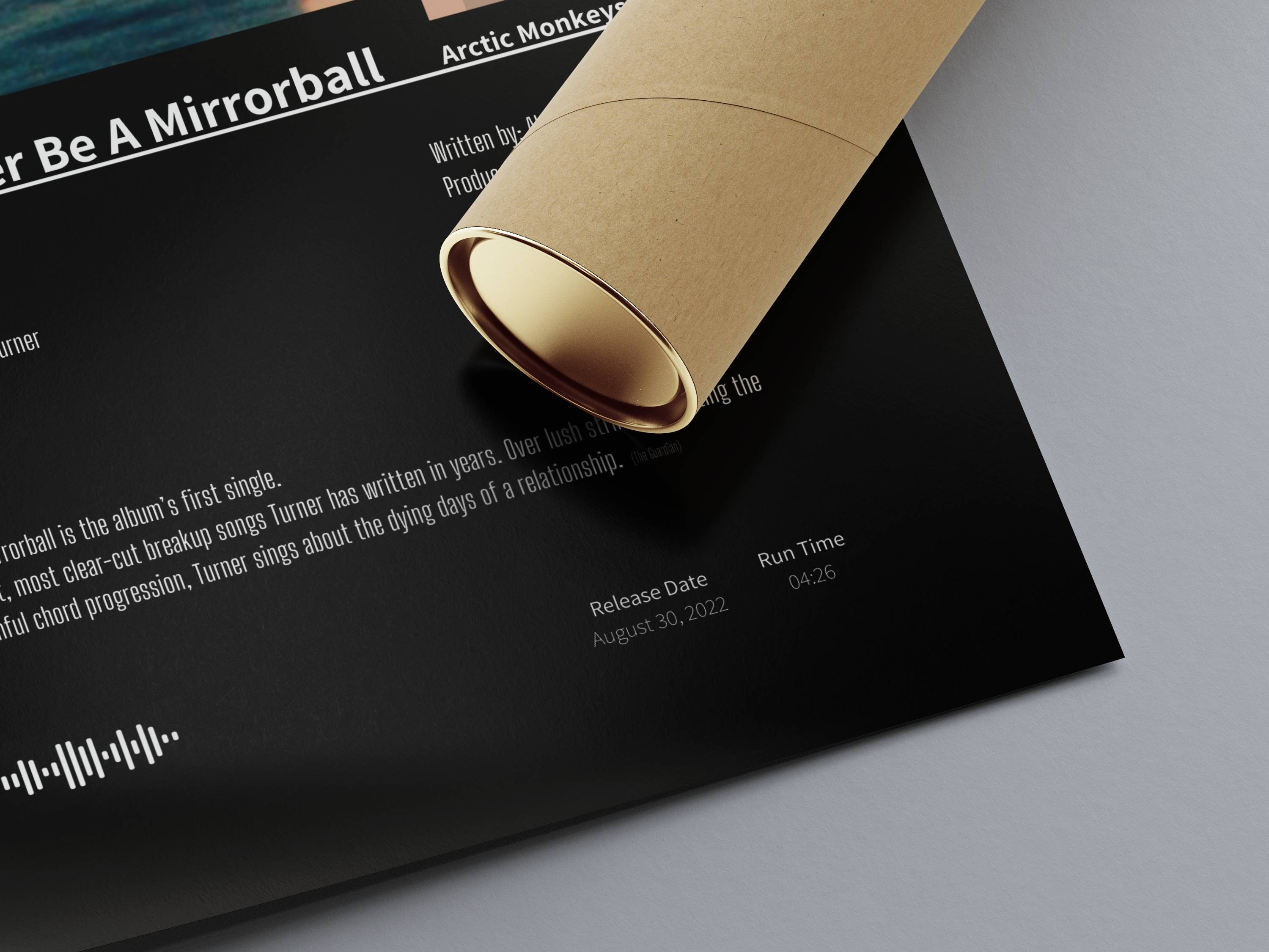 Arctic Monkeys Mirrorball Poster