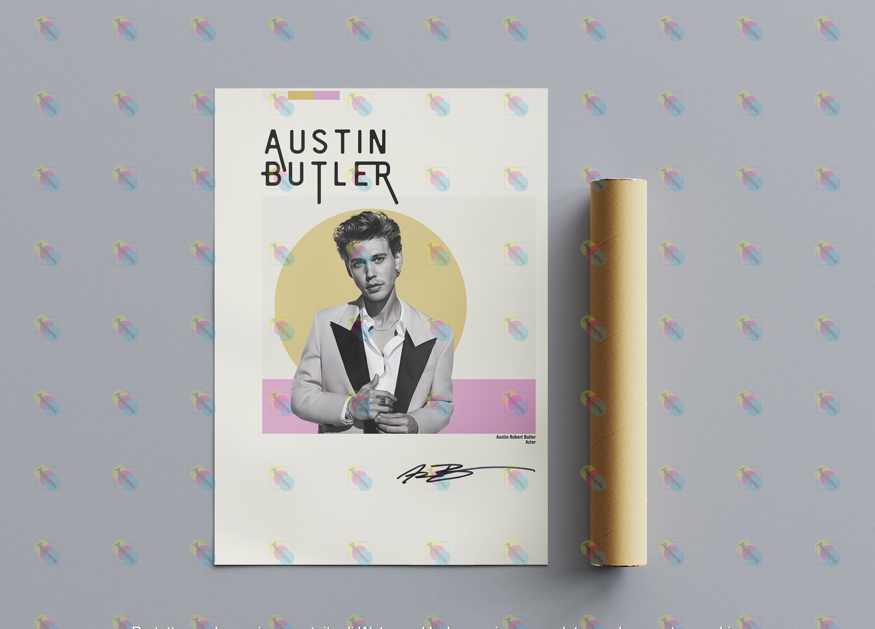 Austin Butler Minimal Signature Poster Austin Butler Minimal - Etsy