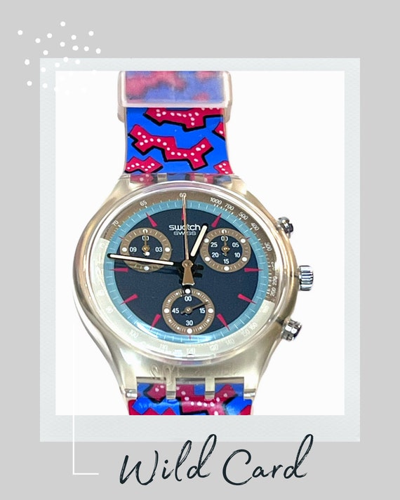 swatch chrono wild card - Gem