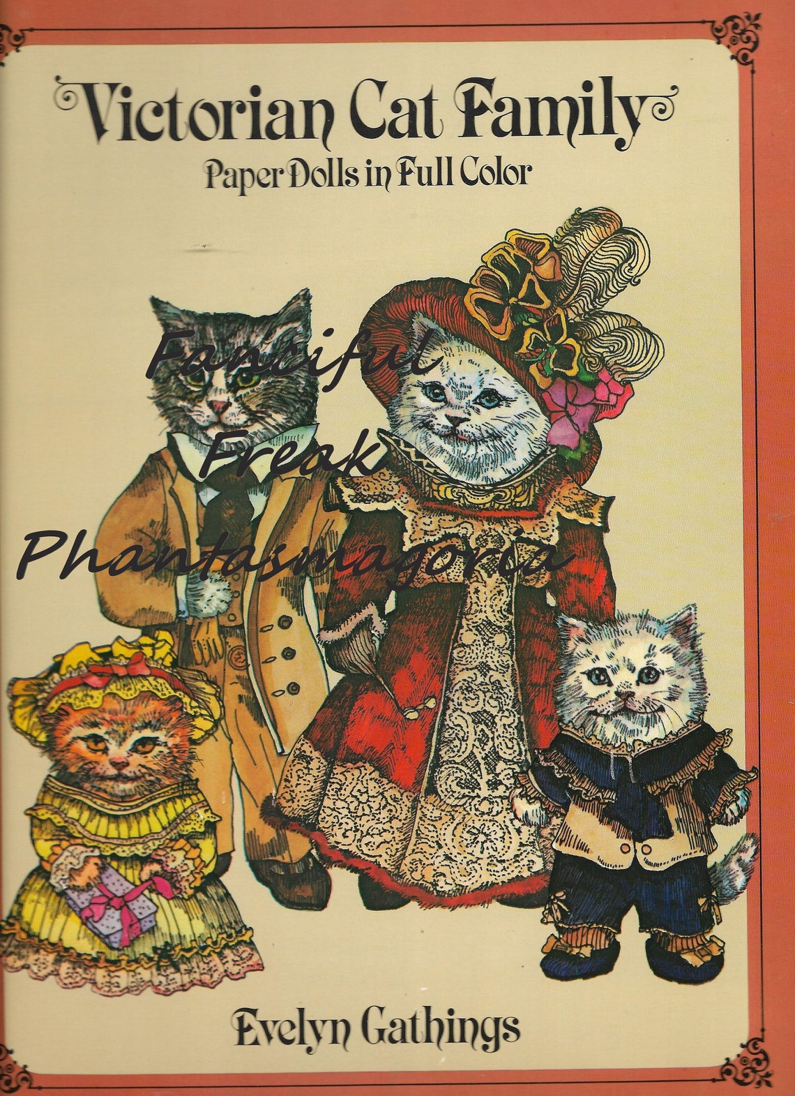 Victorian Cat Family Paper Dolls Digital Printable - Etsy