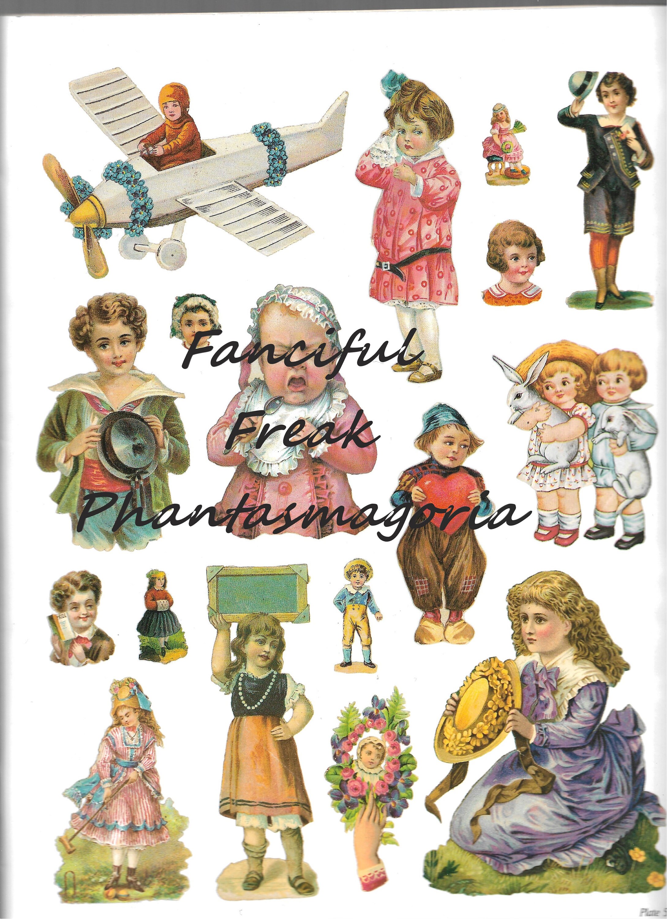 Victorian Vintage Children Kids Ephemera Art Journal Scrapbook - Etsy