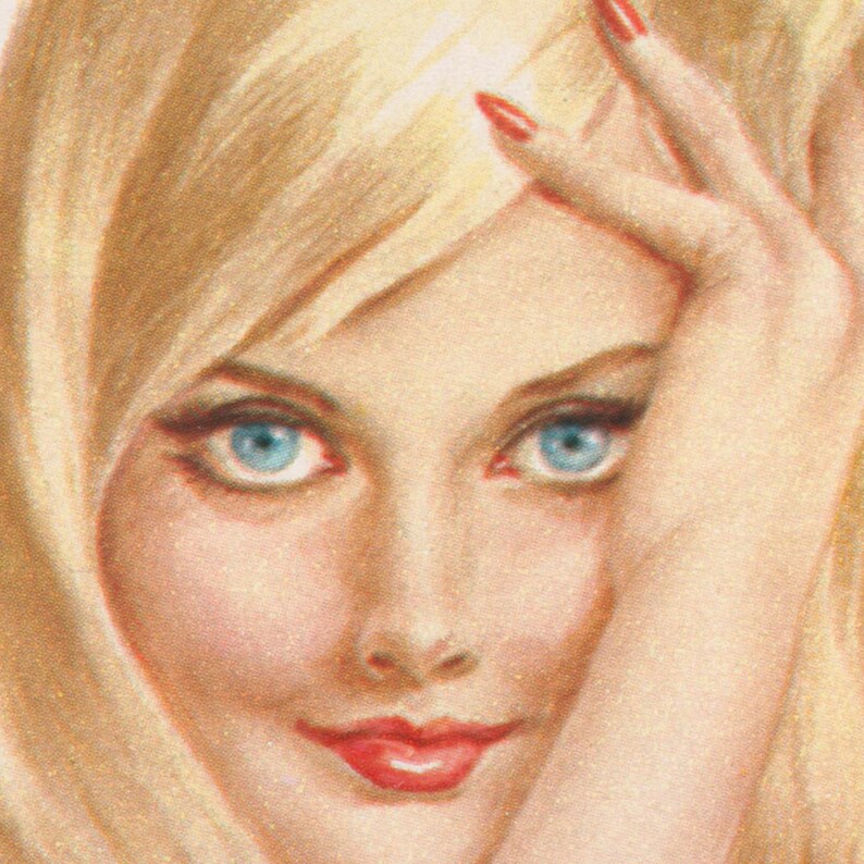 Alberto Vargas Pinup Girl Printable Art | Digital Download | 1960's ...