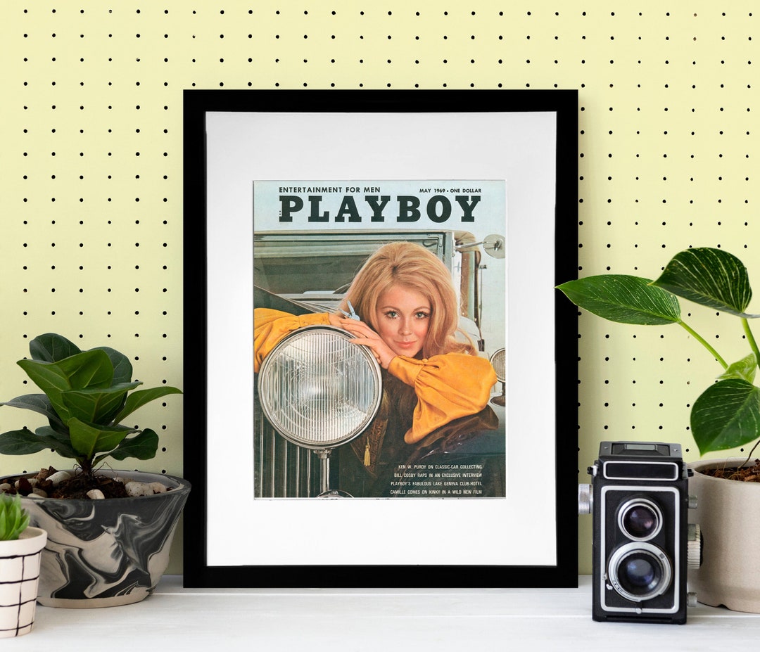Vintage Playboy Magazine Cover, Framed Art, May 1969, Authentic ... Vintage Playboy Magazine Cover, Framed Art, May 1969, Authentic ...