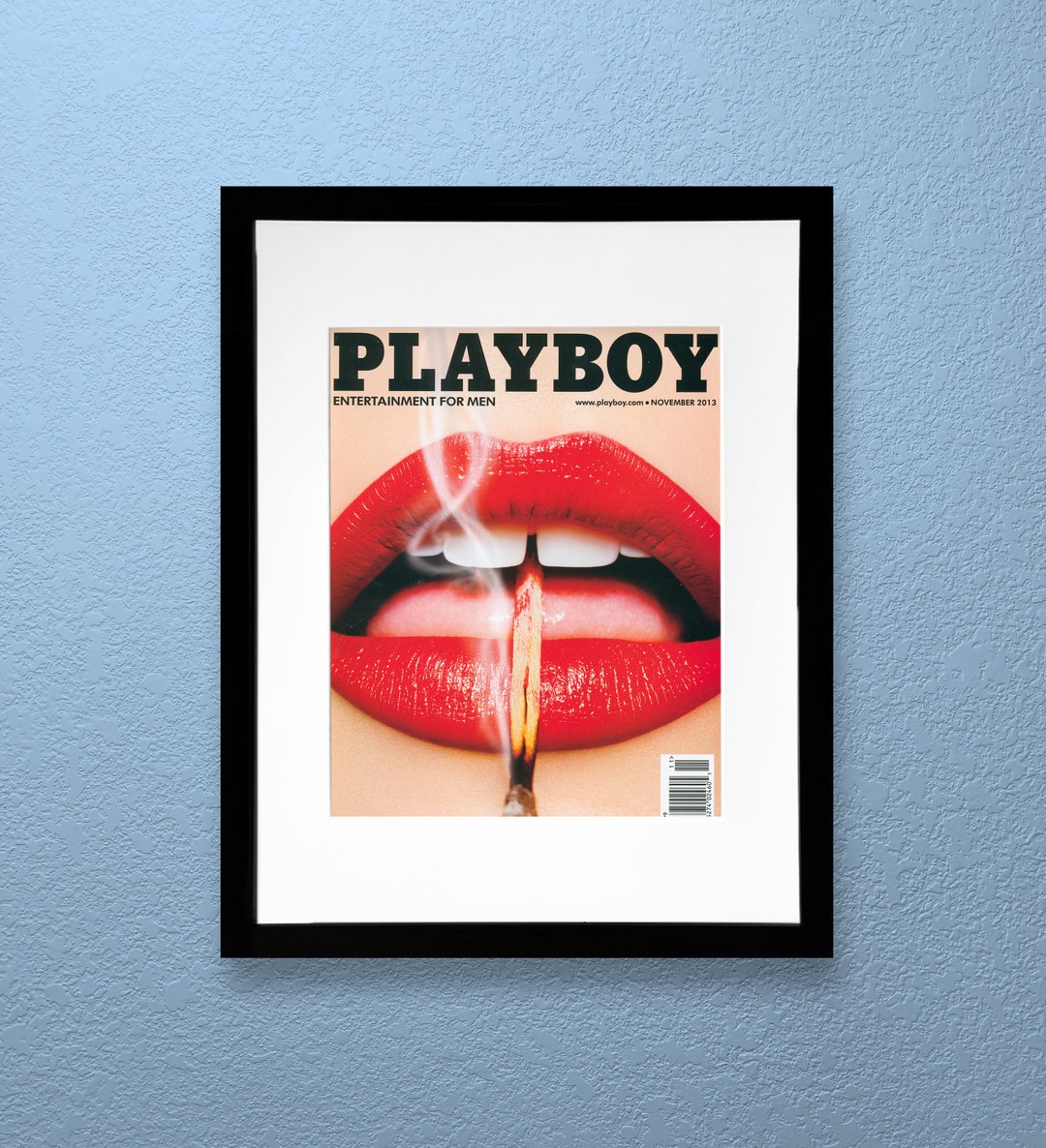 Vintage Playboy Magazine Cover, Framed Art, November 2013, Indulgence ...