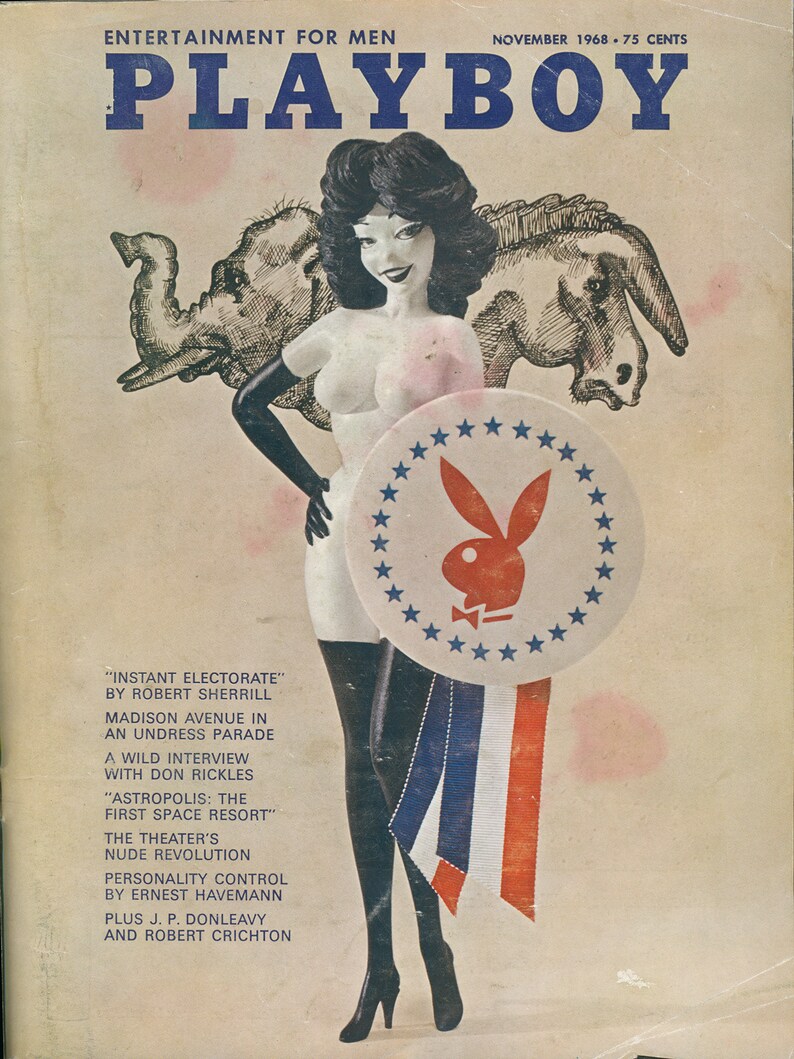 Vintage Playboy Magazine Cover, Framed Art, November 1968, Authentic ... Vintage Playboy Magazine Cover, Framed Art, November 1968, Authentic ...