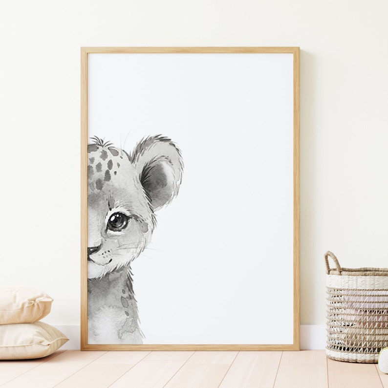 Safari Nursery Decor Set of 3 Jungle Animal Nursery Wall Art - Etsy