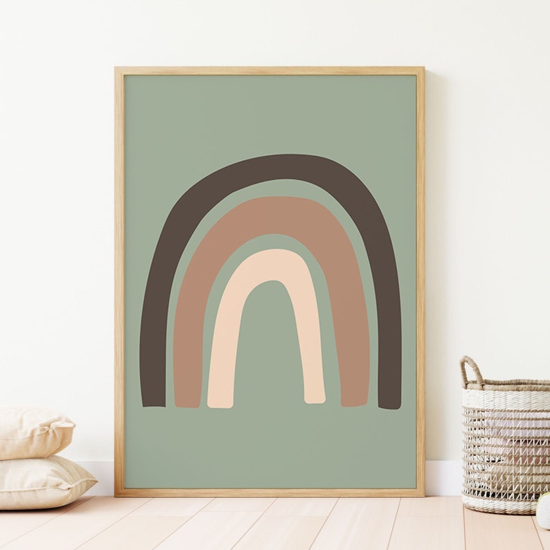 Set of 6 Jungle Animals Wall Art Print Born to Be Wild Boho - Etsy