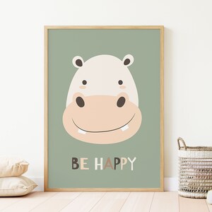 Jungle Animal Nursery Prints: Boho Safari Art, Set of 6 (digital ...