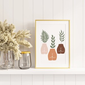 Boho Funny Bathroom Signs Wall Art Butts Print ,body Positive, Bathroom ...