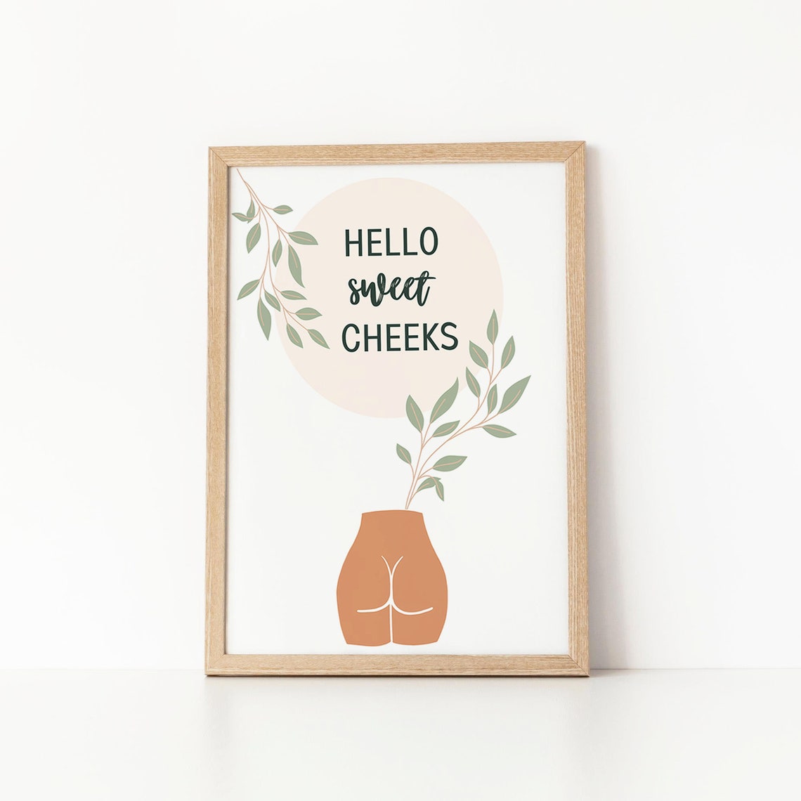 Boho Funny Bathroom Signs Wall Art Bum Print Bathroom Decor - Etsy