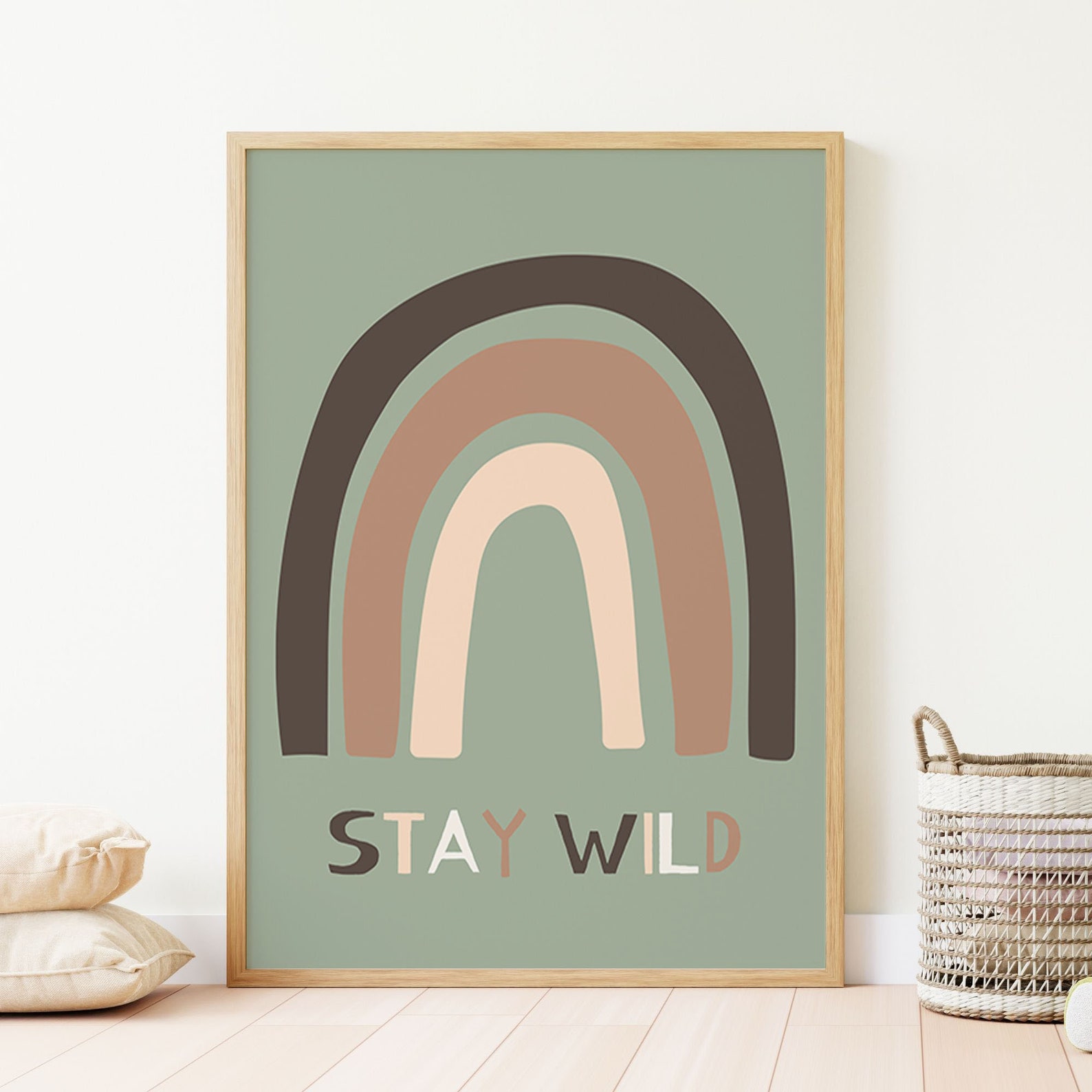 Jungle Animal Nursery Prints: Boho Safari Art, Set of 6 (digital ...
