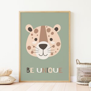 Jungle Animal Nursery Prints: Boho Safari Art, Set of 6 (digital ...