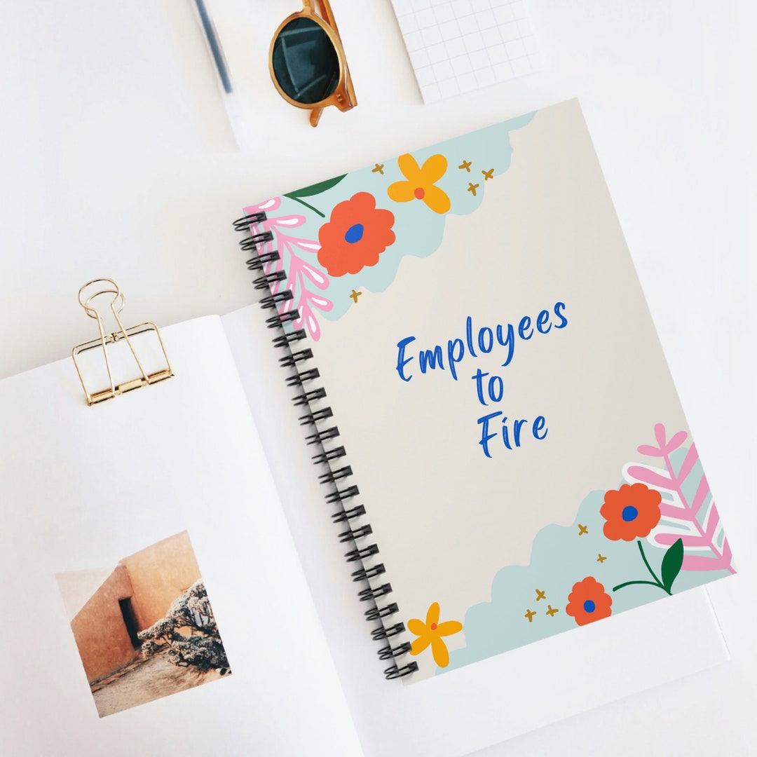 Employees to Fire Notebook Notepad Journal Funny Coworker - Etsy