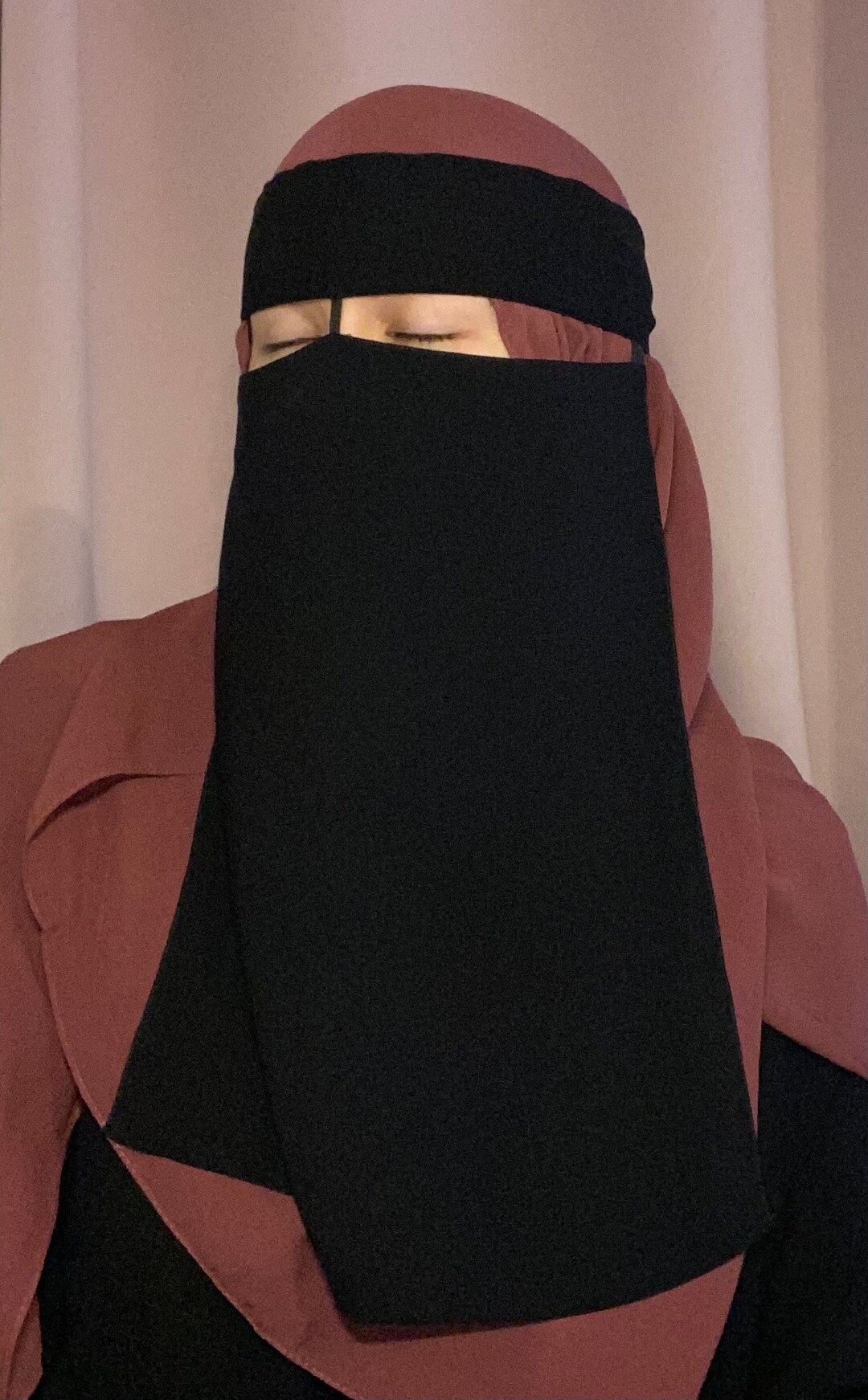 Saudi Niqab With Nose Thread - Etsy