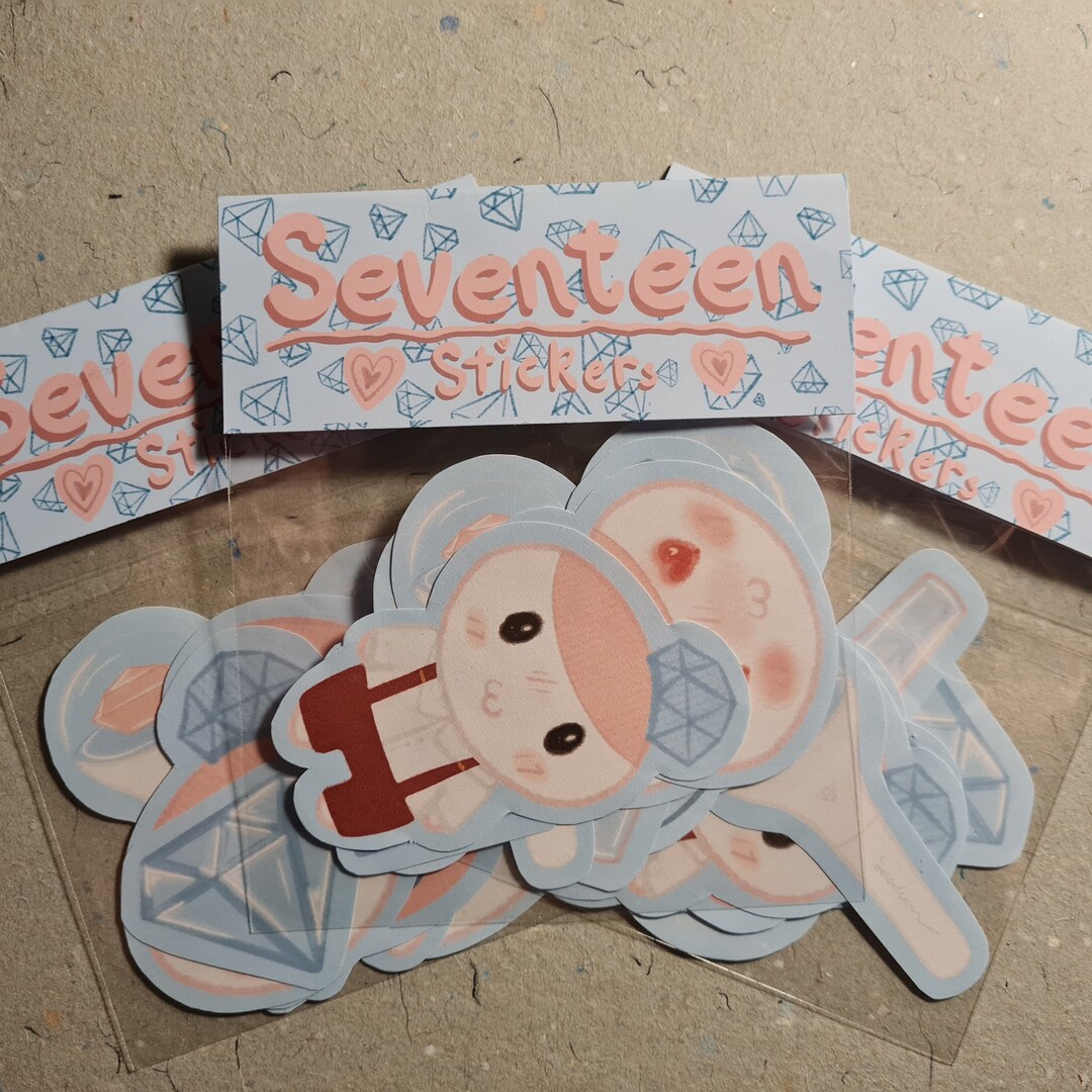 Seventeen K-pop Sticker Pack - Etsy