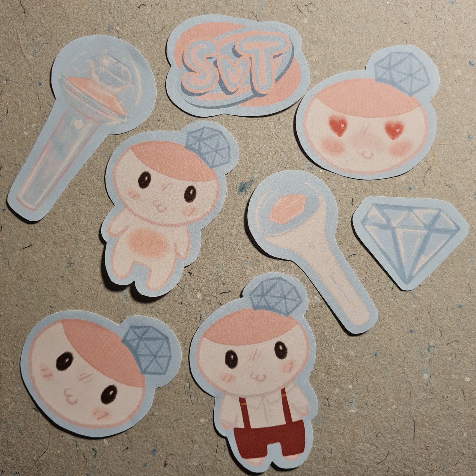 Seventeen K-pop Sticker Pack - Etsy