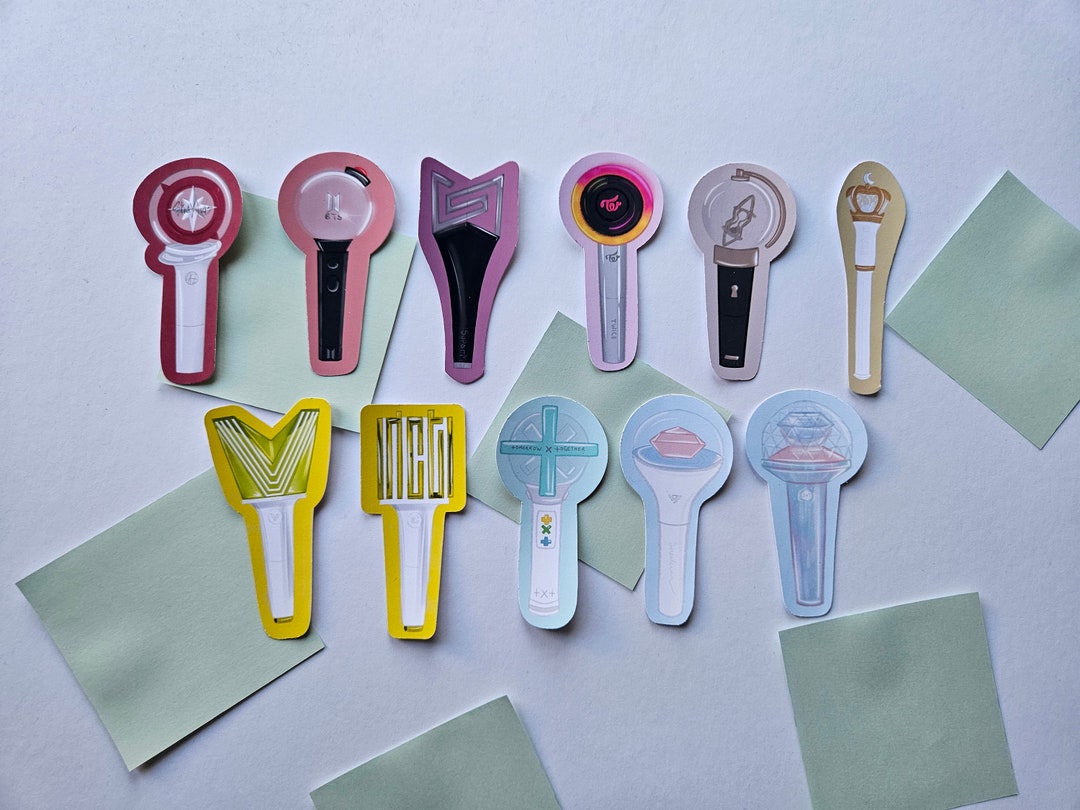 K-pop Lighstick Stickers (updated) - Etsy