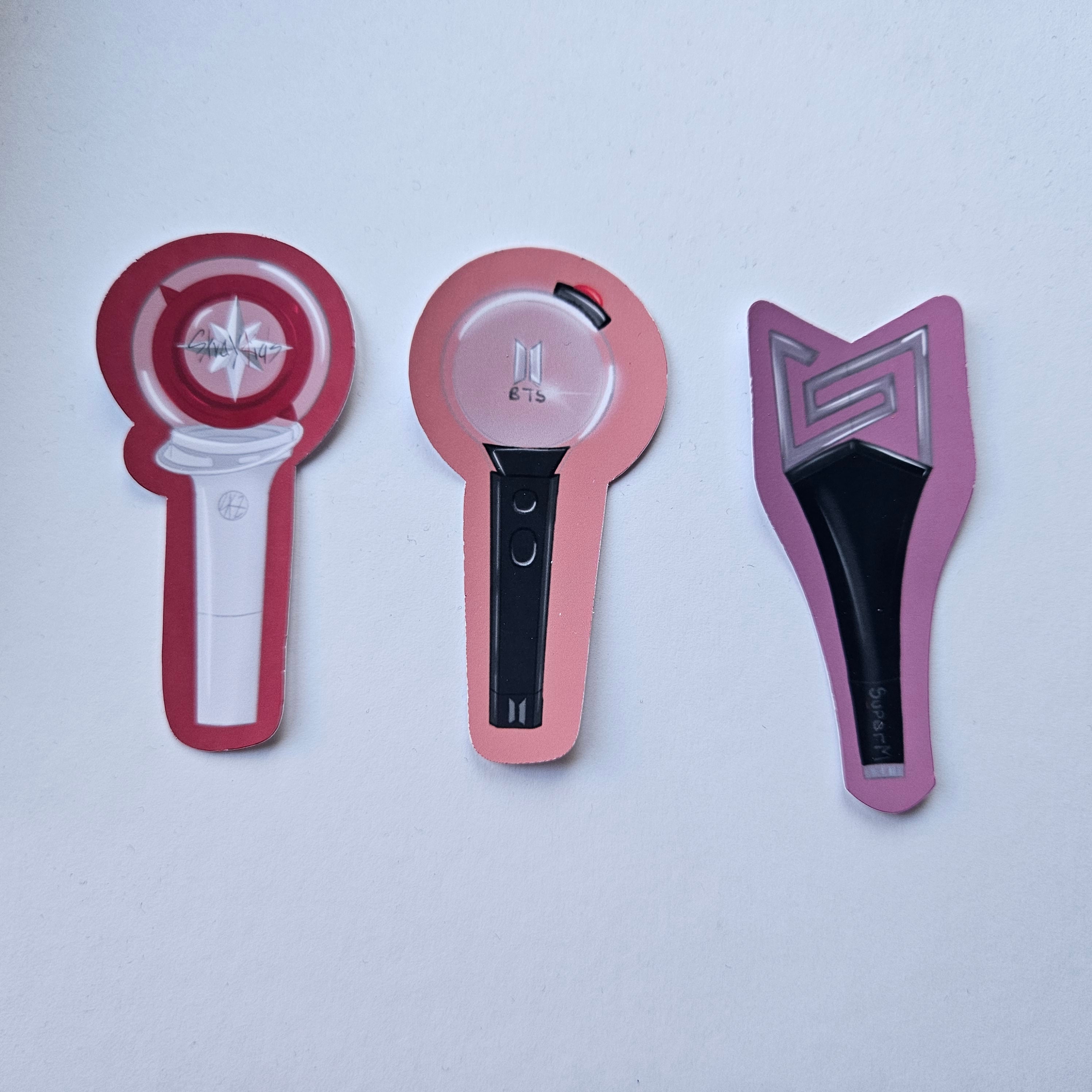 K-pop Lighstick Stickers updated - Etsy