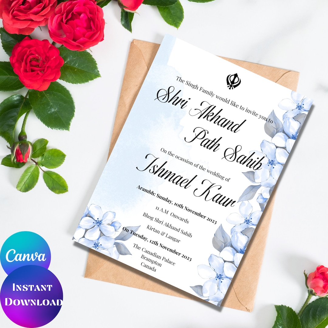 Shri Akhand Path Sahib Invitation Shri Sukhmani Sahib Invitation ...