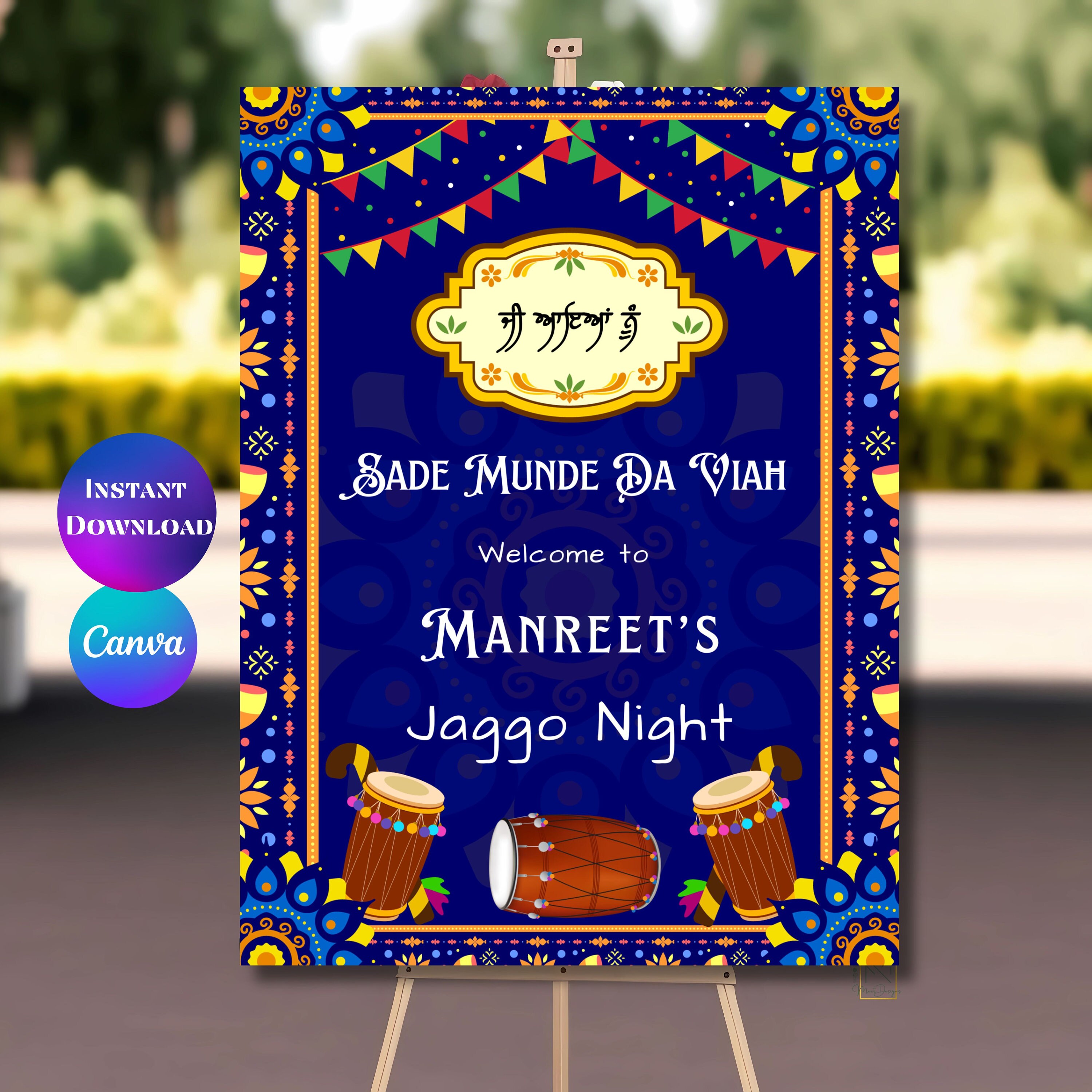 Jaggo Welcome Sign Jaggo Sign Jago Welcome Sign Sade Munde Da Viah ...