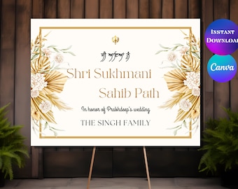 Buy Jee Aayan Nu Welcome Sign Shri Sukhmani Sahib Welcome Sign Akhand ...