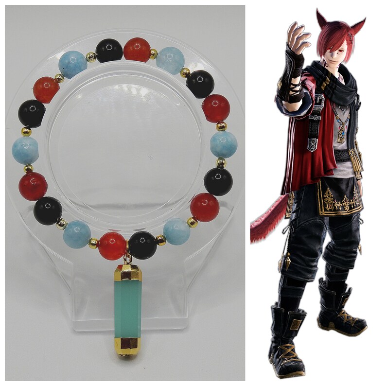 Ffxiv Shadowbringers & Endwalker Crystal Character Bracelets - Etsy