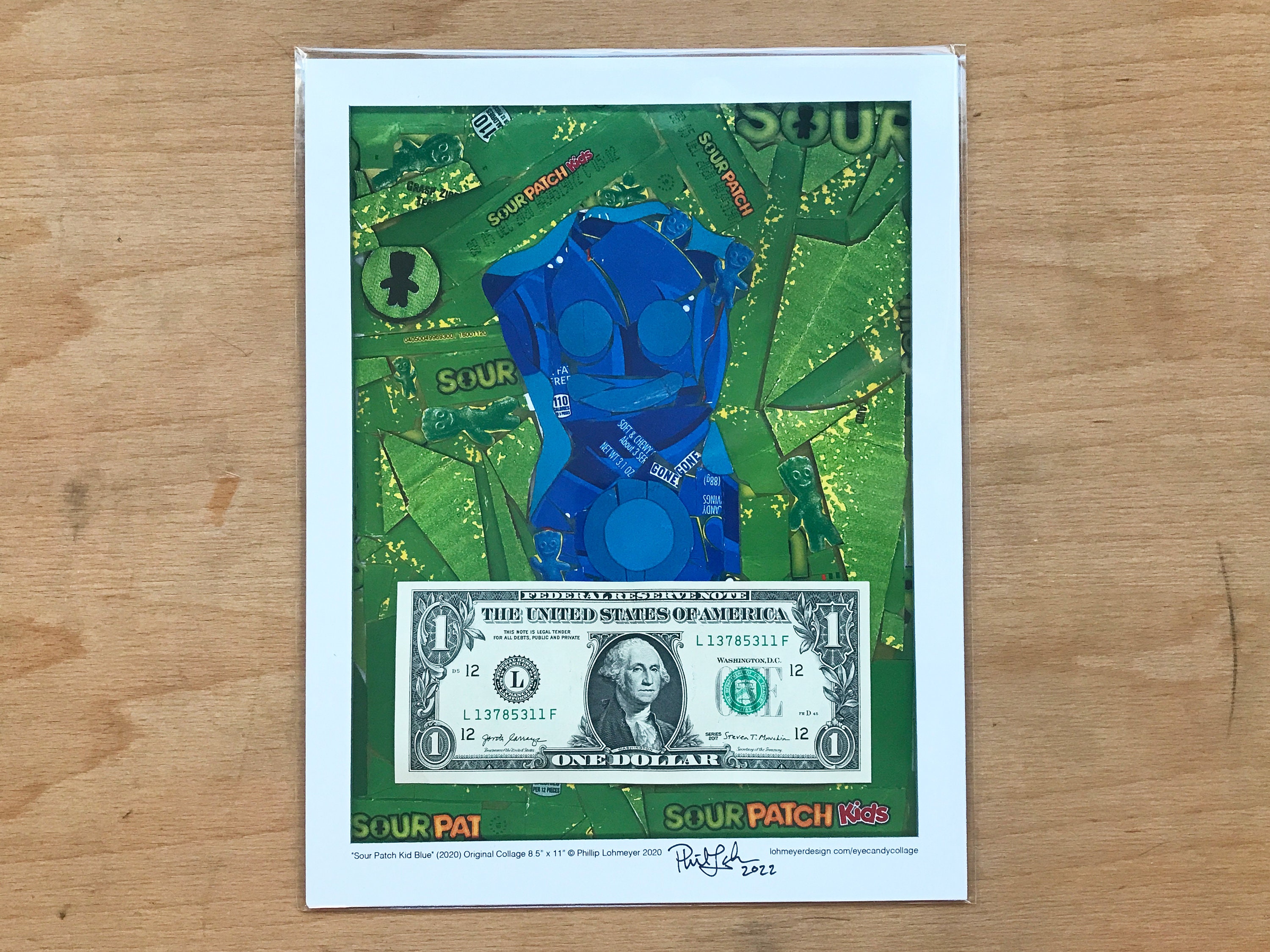 Swedish Fish & Sour Patch Kids 8.5"x11" Collage Print (signed) - Vol.1 ...