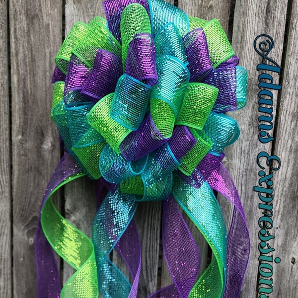 Peacock Christmas Tree Topper - Etsy