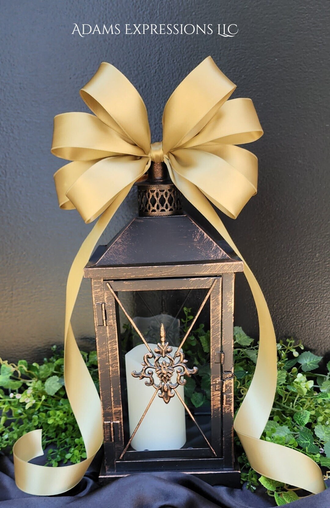 Satin Bows, Old Willow Green Elegant Wedding Decor, Church Aisle Pew ...