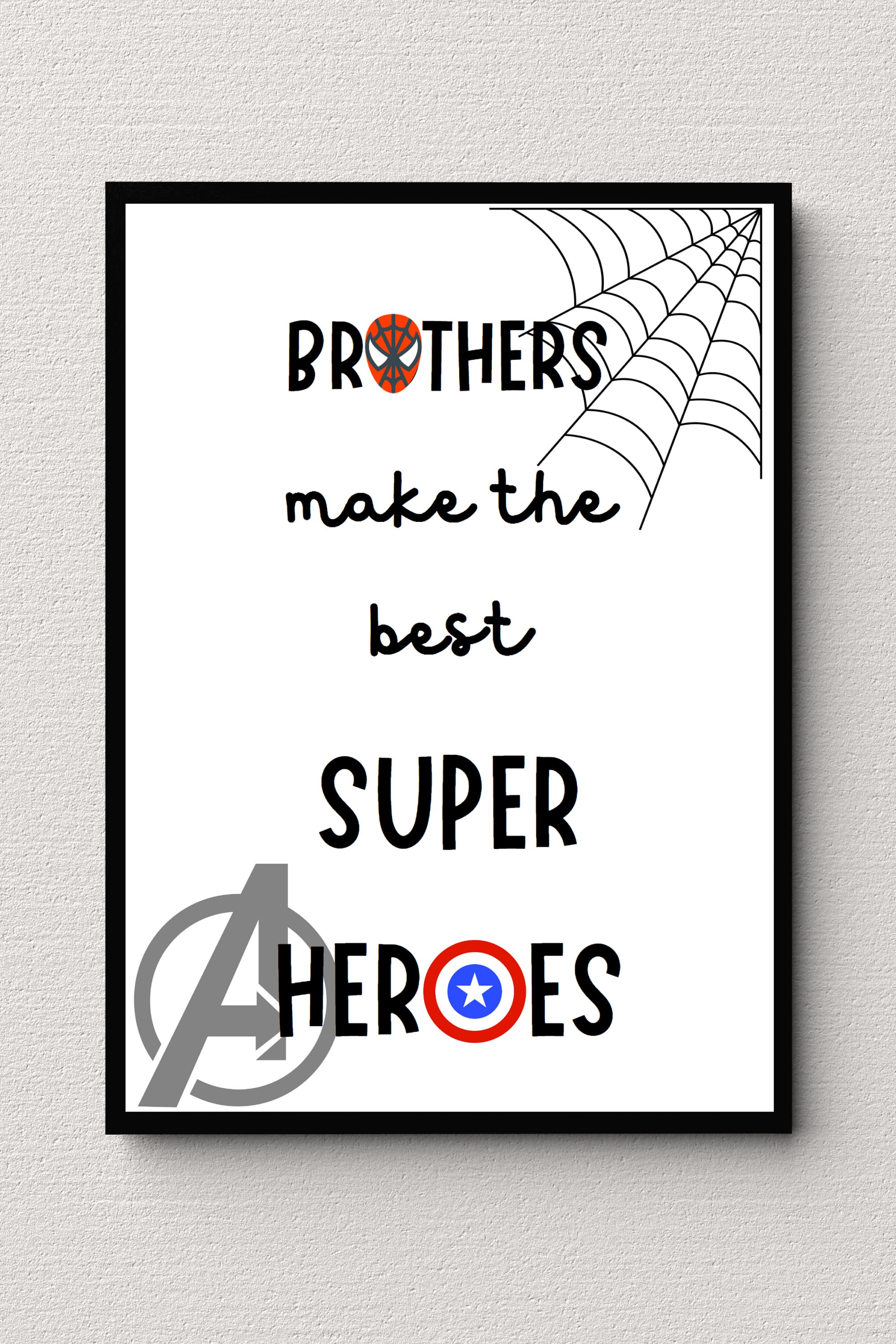 Brothers Make the Best Super Heroes, Spiderman, Spider-man, Captain ...