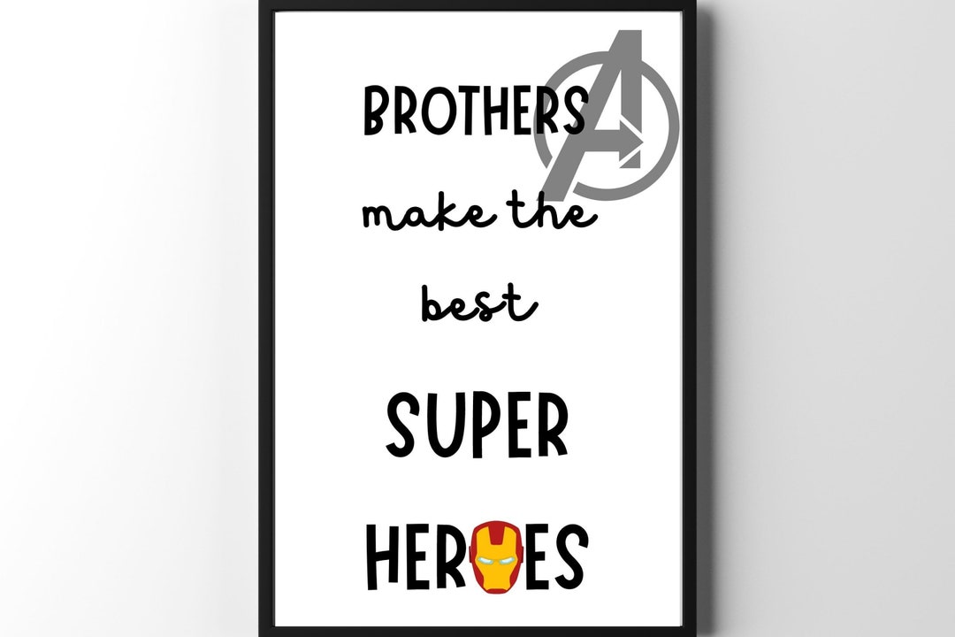 Brothers Make the Best Super Heroes, Iron Man, Ironman, Superhero ...