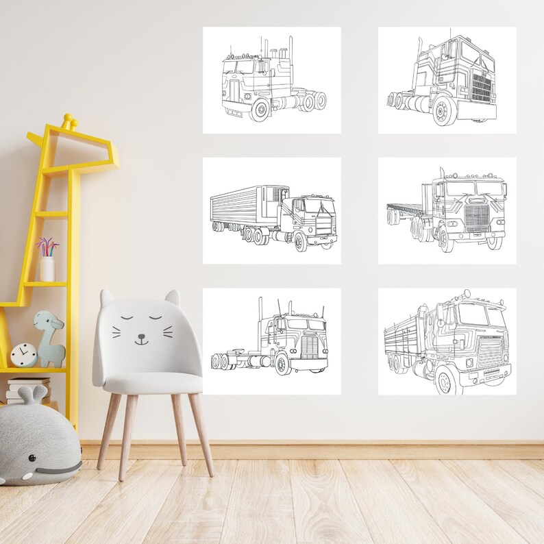 10 Printable Cabover Semi Trucks 10 Unique Big Rig Cabover Semi Truck ...