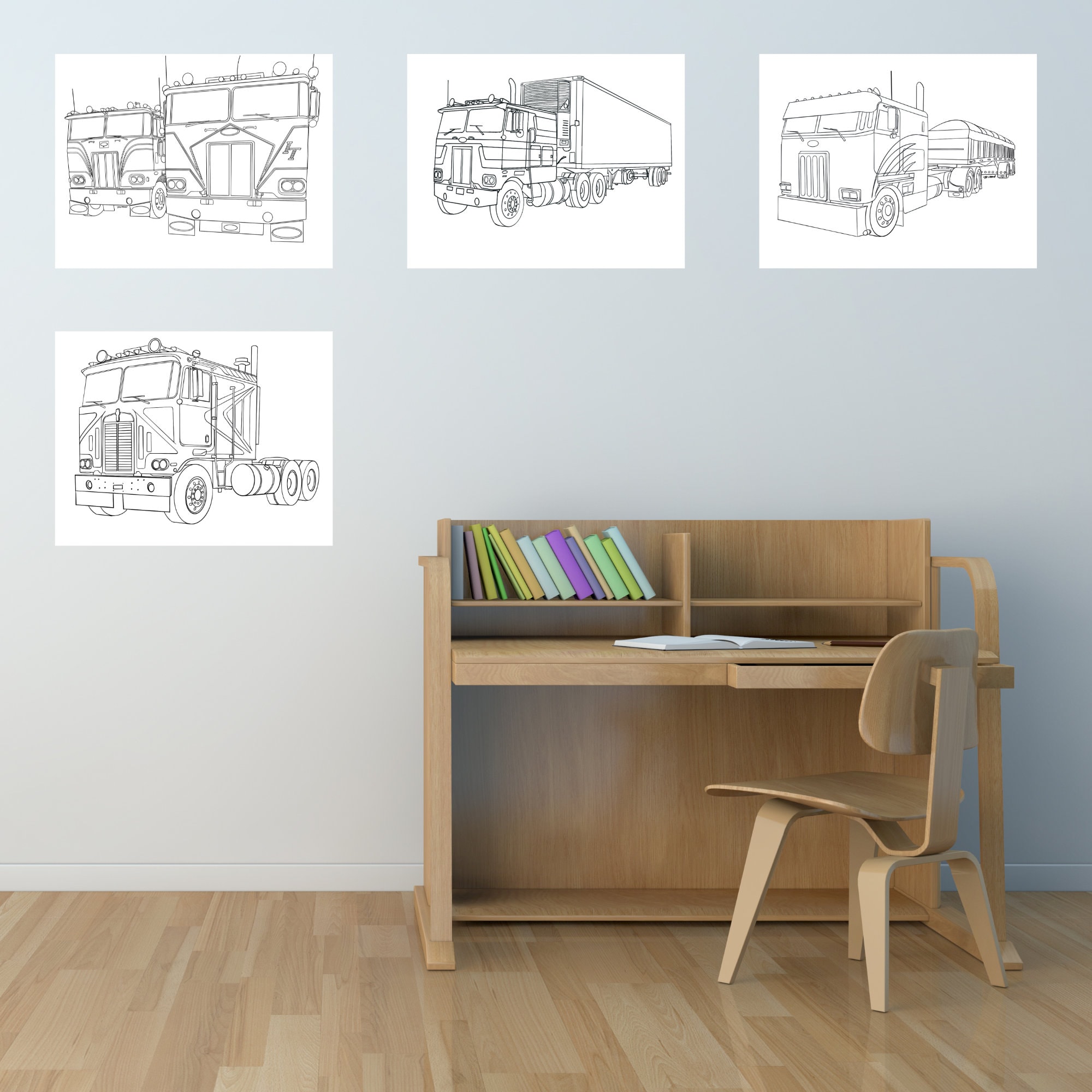 10 Printable Cabover Semi Trucks 10 Unique Big Rig Cabover Semi Truck ...