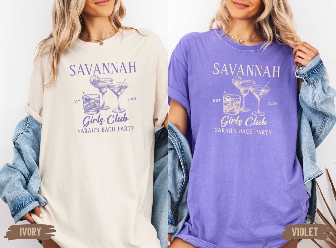Custom Bach Party Shirt, Girls Club Shirt, Comfort Colors, Bachelorette ...