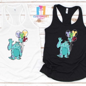 Sully T-shirt, Disney Shirt, Monsters Inc Shirt, Balloons Shirt ...