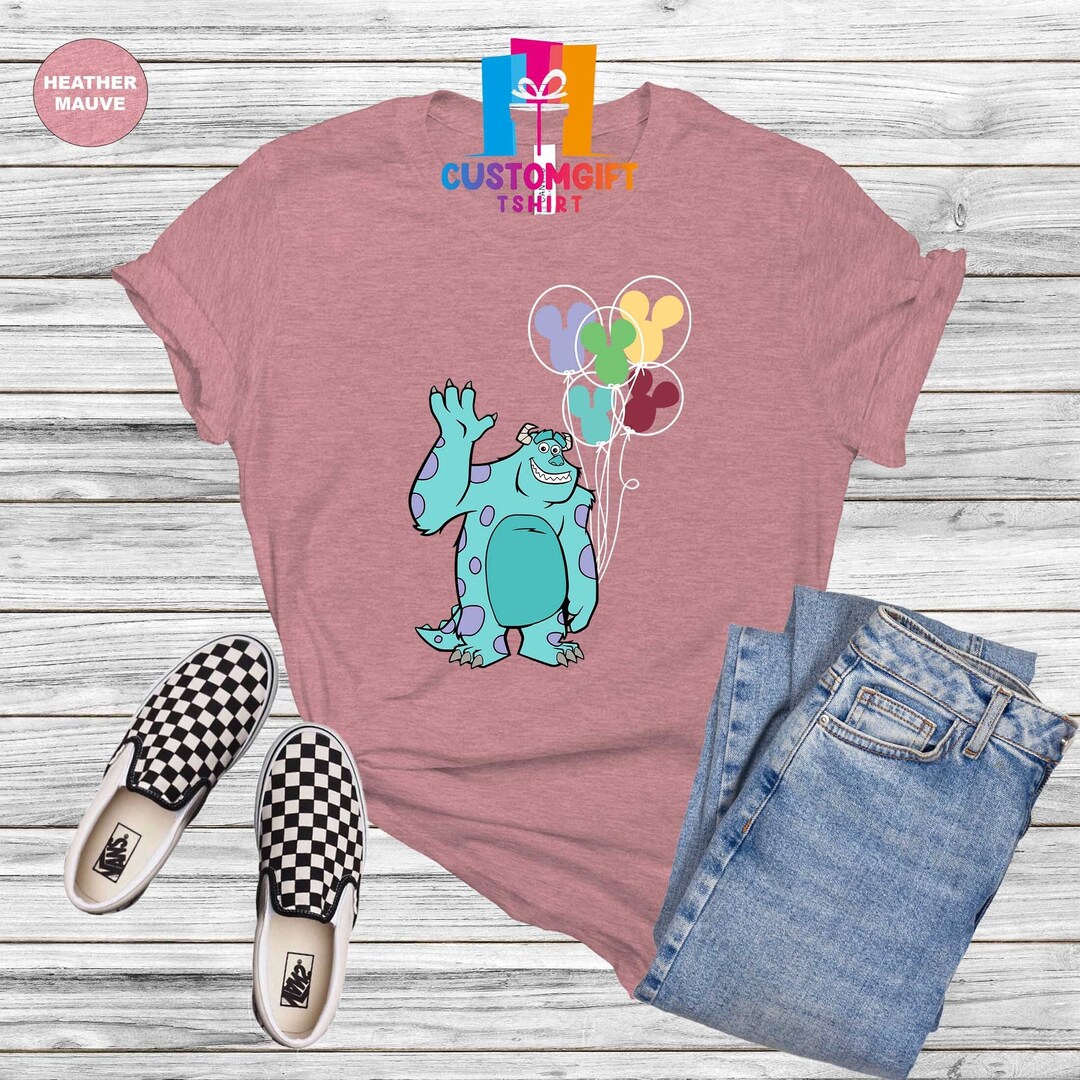 Sully T-shirt, Disney Shirt, Monsters Inc Shirt, Balloons Shirt ...